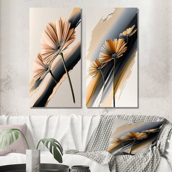 gerbera wall art