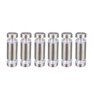 Glass Standoff Double Head Stainless Steel Standoff Holder 12mm x 37mm ...