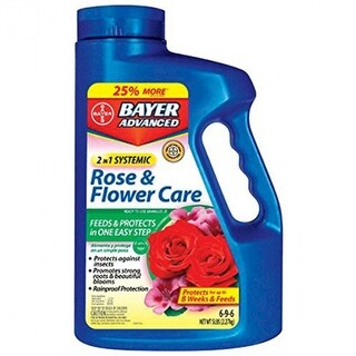 Bayer Advanced 701100A 2-In-1 Systemic Rose & Flower Care, 6-9-6, 5 Lbs ...