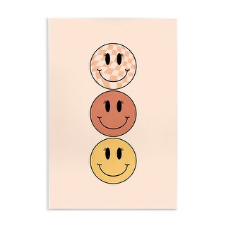Stupell Retro Smileys Trio Wall Plaque Art Design By JJ Design House ...