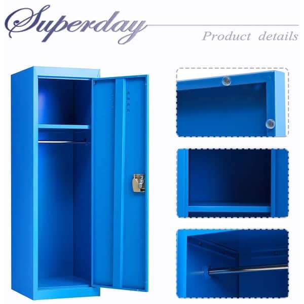 Kid Locker Safe Storage Children Single Tier Metal Lockers - Bed Bath ...