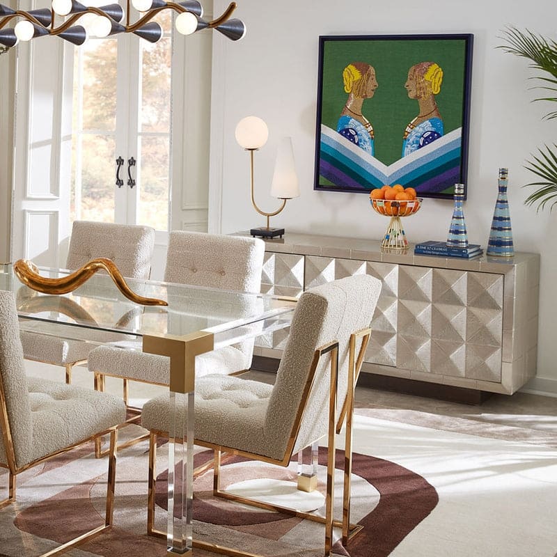 lucite dining room table