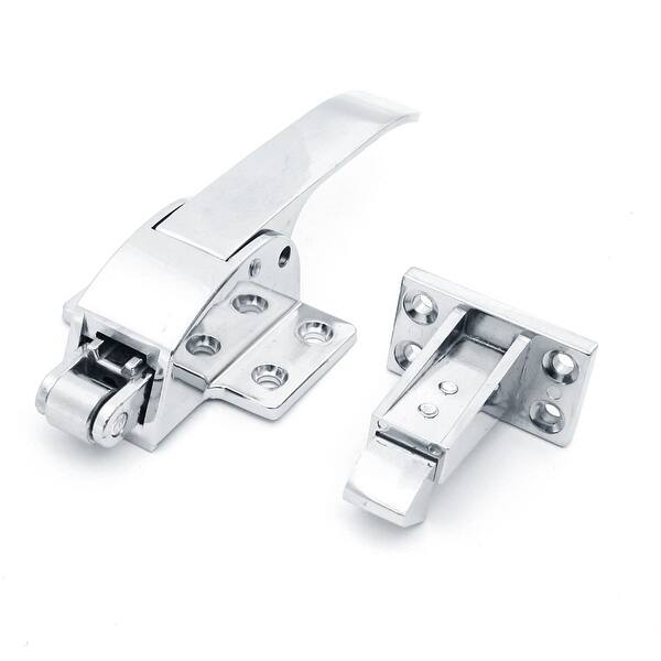 Universal Spring Loaded Refrigerator Latch Type Chromed Handle - Silver ...