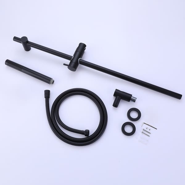 Wall Mount Slide Bar With Handheld Shower Head Hand Shower Hose Holder