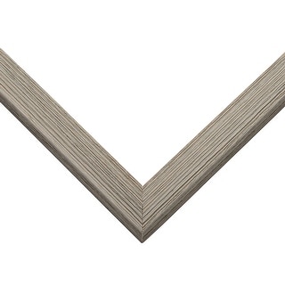 40x15 Shadow Box Frame Grey | 1.125 inches Deep Real Wood Rustic - Bed ...