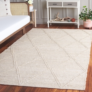 Martha Stewart by SAFAVIEH Handmade Ehrentrud Trellis Jute Rug - Bed ...