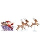 Rudolph L2D PreLit Yard Art Sleigh w Reindeer - Bed Bath & Beyond ...