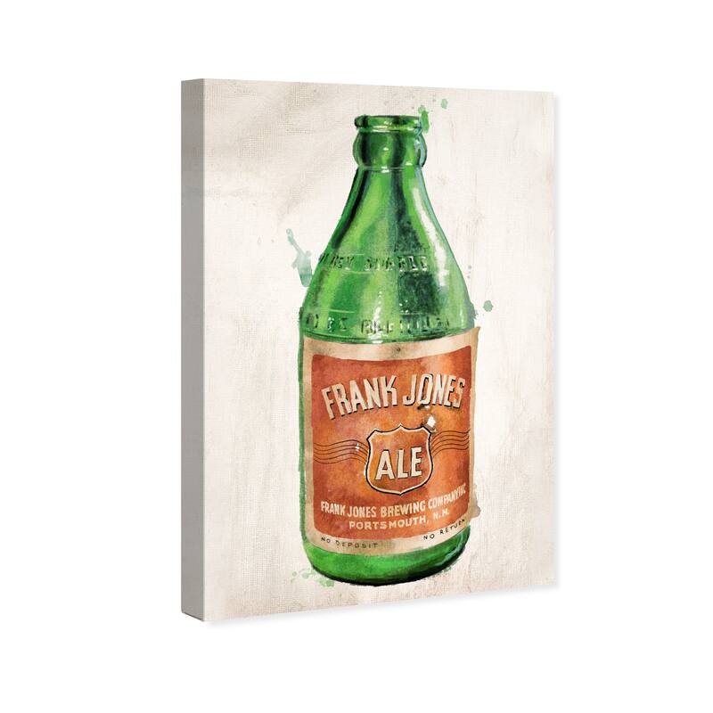 Wynwood Studio 'Frank Jones Ale' Drinks Wall Art Canvas Print Beer ...