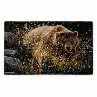 Stupell Crossing Paths Brown Bear Printed Outdoor Door Mat, design by ...