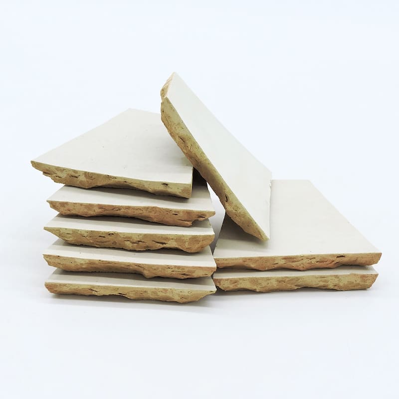 Moroccan Handmade Mosaic Zellige Tile 4"x4" Trapezoid Shape Off White ...