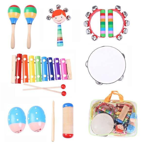 10 pieces of musical instruments and music toys for young children and ...
