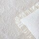 Triple Ruffle Medallion Damask Bedding Set - Bed Bath & Beyond - 36411741