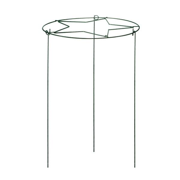 1Pcs Garden Plant Support Rings Iron Hoop Bracket with 3 Legs Green ...