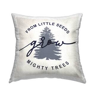 Stupell Little Seeds Mighty Trees Printed Outdoor Throw Pillow Design ...