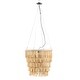 Loki 24-inch Diameter Natural Finished Tea Tree Branch and Iron Tiered ...