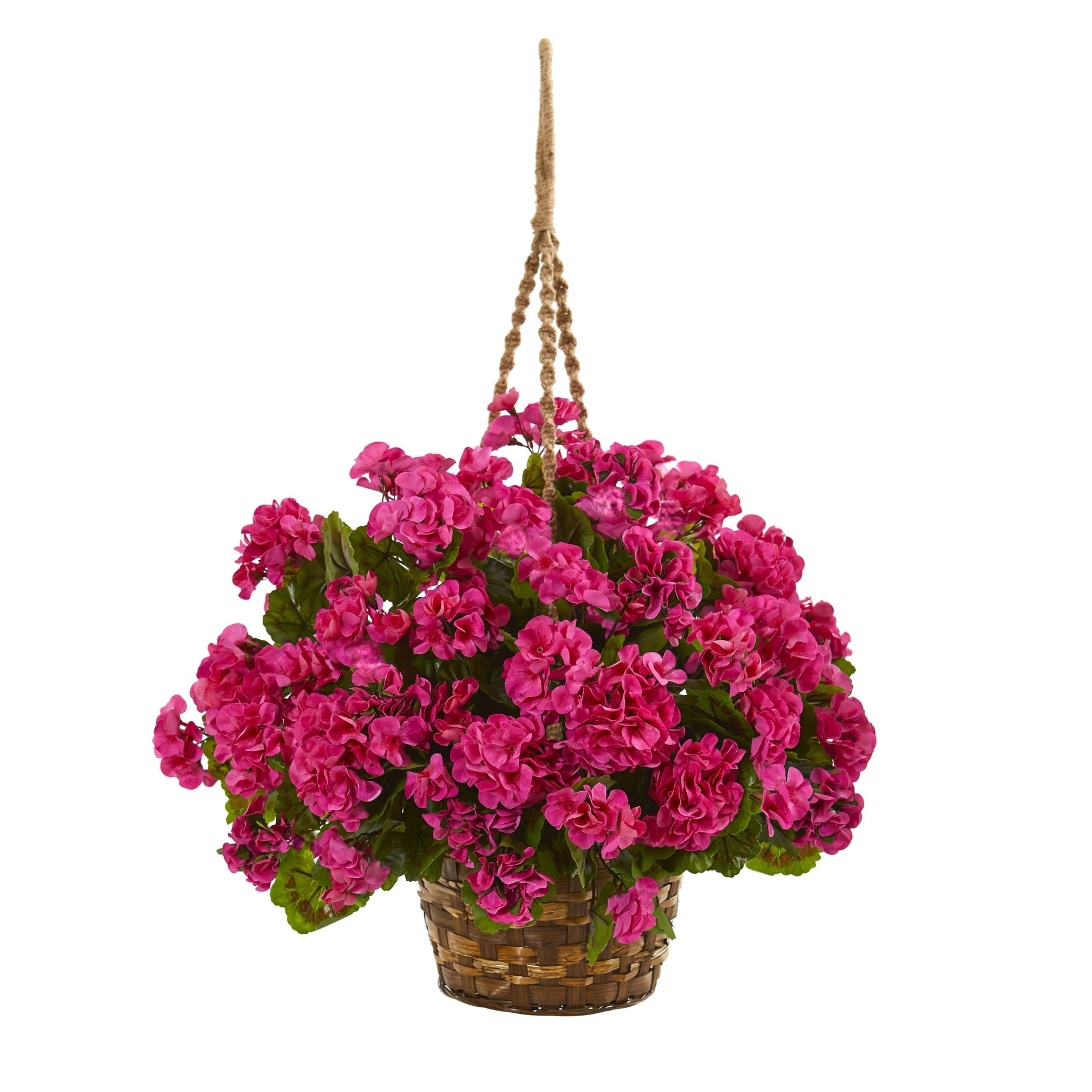 are geraniums good in hanging baskets