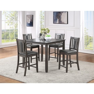 Dinette 5pc Set Kitchen Breakfast Counter height Dining Table - Bed ...