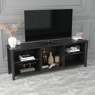 Entertainment Units TV Media Counter with Storage Rack Console Table ...