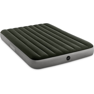 Intex Dura-Beam Standard 10" Queen Air Mattress with Battery Pump - Bed ...