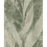 Advantage Blake Moss Leaf Wallpaper - 20.9 x 396 x 0.025 - Bed Bath ...