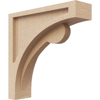 Series 1 Thin Viola Rough Cedar Woodgrain TimberThane Corbel, Primed ...