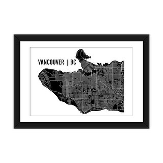 iCanvas "Vancouver Map" by Mr. City Printing - Bed Bath & Beyond - 37440958