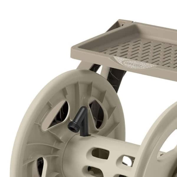 Suncast Handler 200 Foot Resin Wall Mounted Outdoor Garden Hose Reel (4 ...