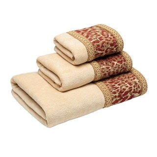 Austin Horn Classics Journey Light Gold Gimp 3-piece Decorative Towel ...