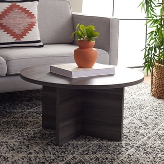 SAFAVIEH Bo Modern Round Coffee Table - 32 in. W x 32 in. D x 16 in. H ...