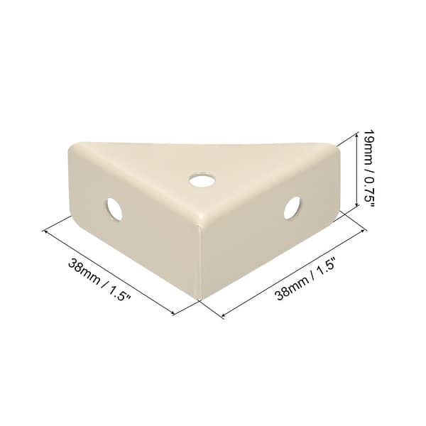 8Pcs Angle Corner Brackets 38x38mm Braces Joining Support with Screws ...