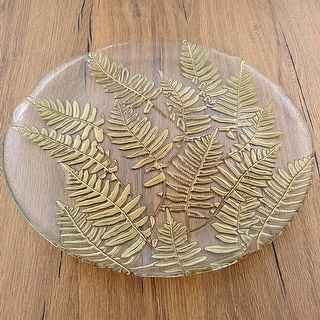 FERN Glass Charger Plate - 13" - Bed Bath & Beyond - 38335729