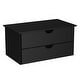 100% Solid Wood Stackable 2-Drawer Internal Chest for Urban Wardrobe by Palace Imports - Bed ...