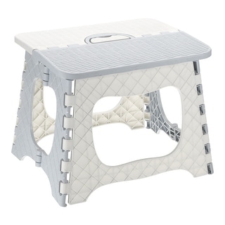 9" Folding Step Stool for Bathroom 275 lbs Capacity Indoors/Outdoors ...