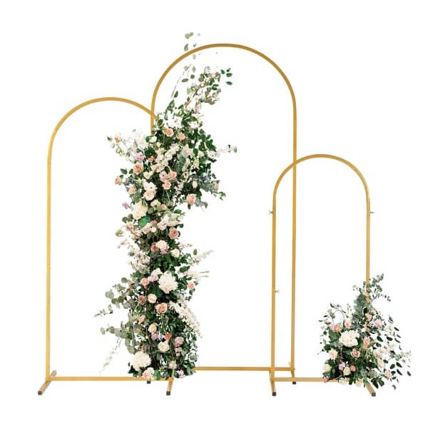 3PCS Gold Wedding Arbor - On Sale - Bed Bath & Beyond - 38910840