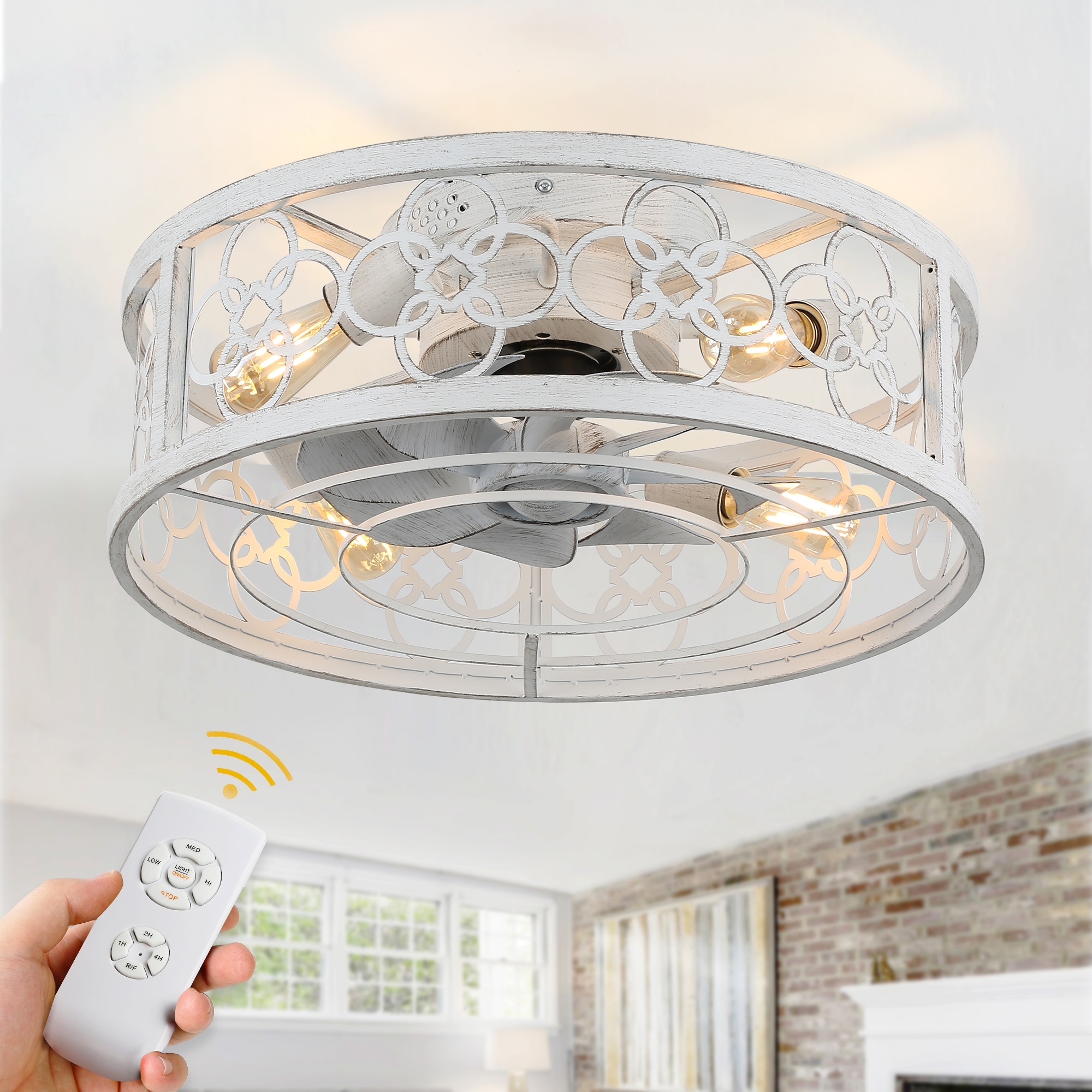 Flush Mount Indoor Ceiling Fans - Bed Bath & Beyond