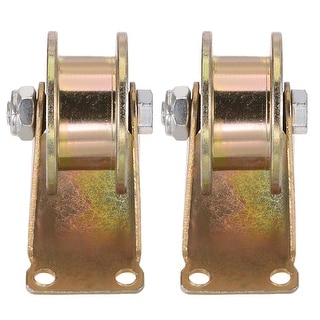 2pcs H Groove Caster 2.2" H-Shaped Sliding Gate Wheel Inverted Track ...