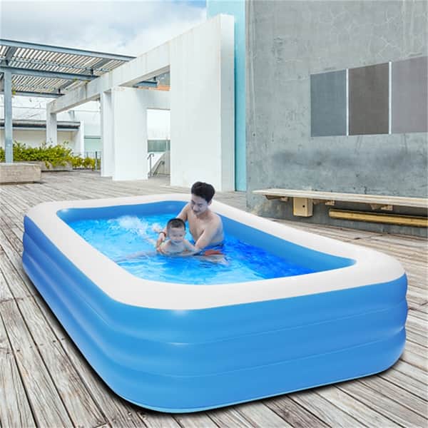 rectangular inflatable swimming pool