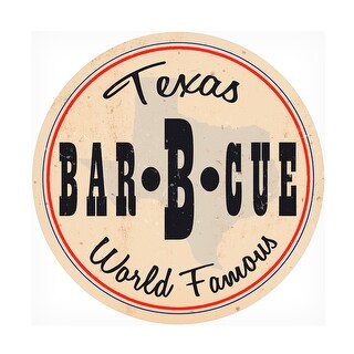 RetroPlanet 'Texas Bar B Que State' Canvas Art - Bed Bath & Beyond ...