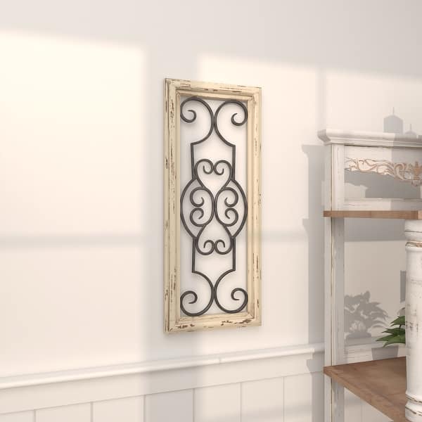 metal scrollwork panels