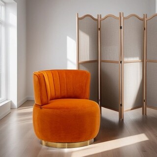 360 Degree Swivel Cuddle Barrel Accent Sofa Chairs Round Armchairs with ...