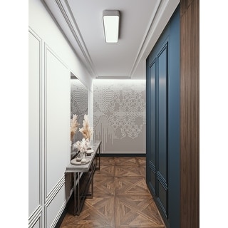 AFX Bailey LED Linear Flush Mount - 45.5" W - 45.5"L x 8"W x 2.5"H ...