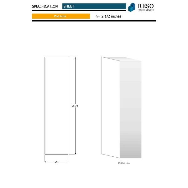 3-1/2 in x 84 in Primed Pine FJ Casing for Door Two Sides - Bed Bath ...