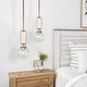 Modern 1-light Mini Gold Pendant Light with Clear Globe Glass - D5" x ...