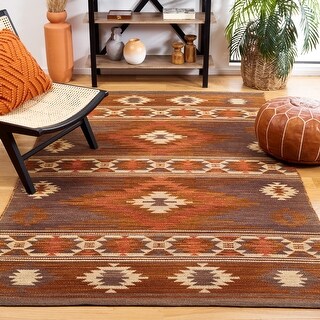 SAFAVIEH Handmade Kilim Katsuki Southwestern Wool Rug - Bed Bath ...