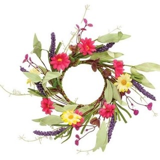 Spring Mix Daisy Ring - 12-14" in diameter (outer). - Bed Bath & Beyond ...