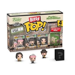 Funko POP! Bitty Parks and Recreation, 4-Pack, Series 1 - Multi-Color ...