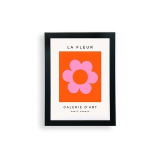 Daily Regina Designs La Fleur 01 Retro Floral Framed Poster - Bed Bath ...