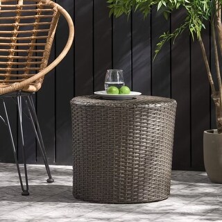 Modern Outdoor side table,for poolside,patio rocking chair - 17.50"Wx17 ...