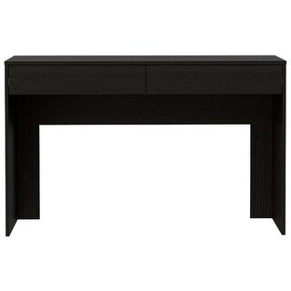 Writing Computer Desk, Two Drawers -Black - Bed Bath & Beyond - 38907769