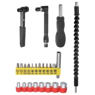 Screwdriver Bit Set with Flexible Extension Bit Shaft - Bed Bath ...
